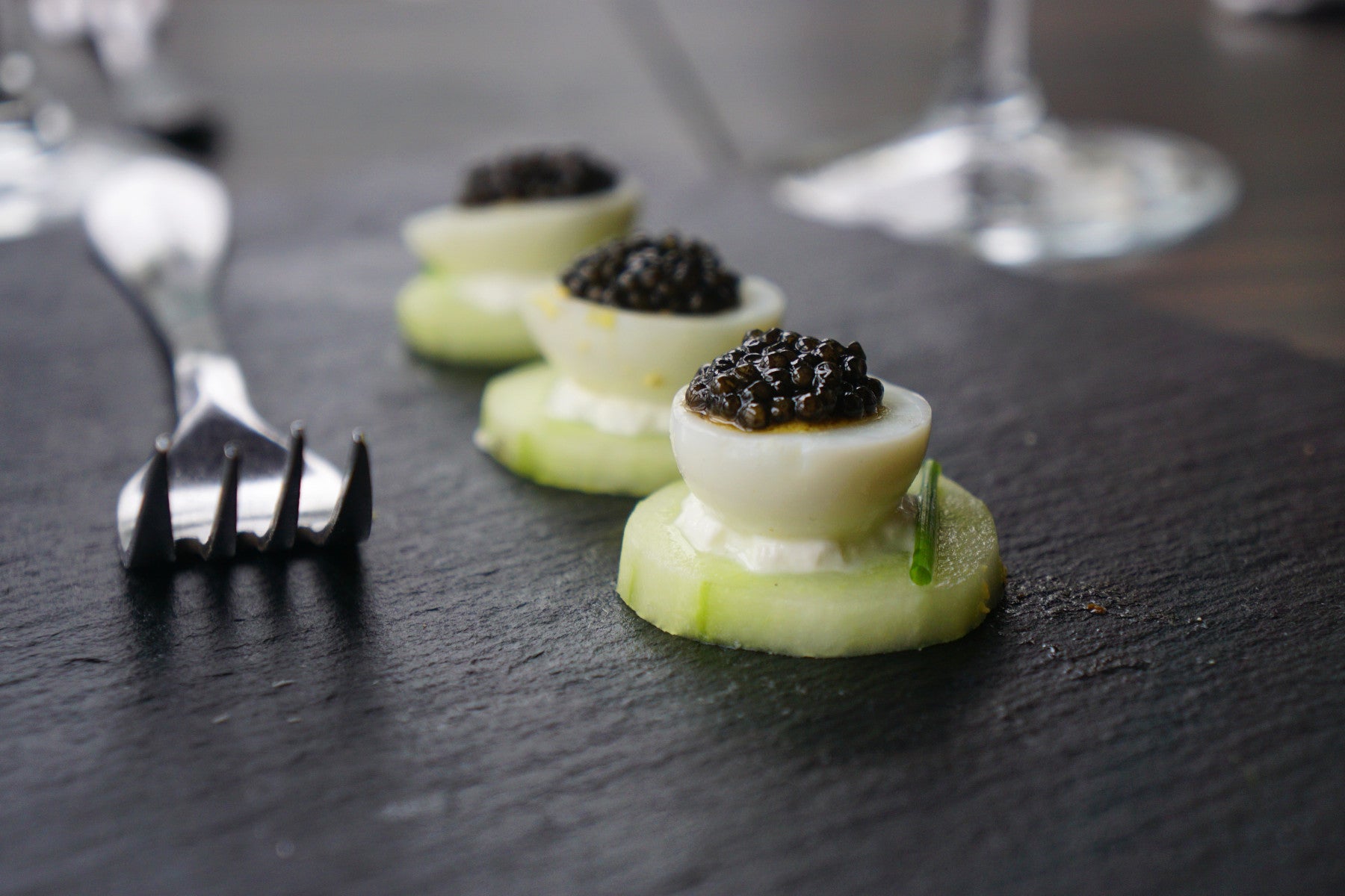 Caviar Canapes – Attilus Caviar
