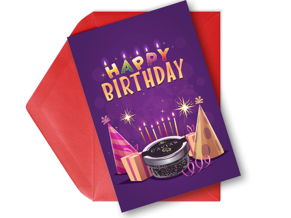 Happy Birthday Postcard – Attilus Caviar